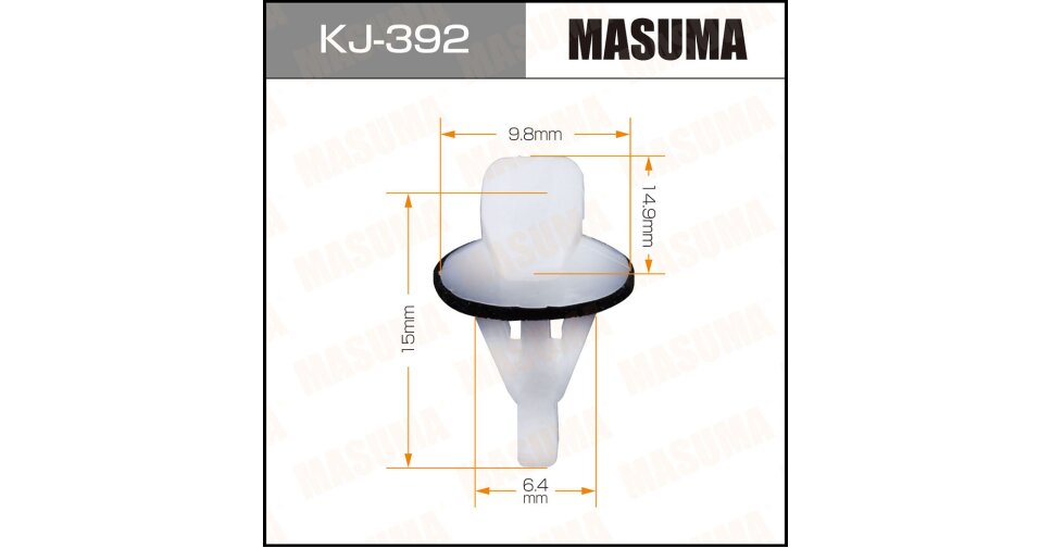MASUMA KJ-392. Купить клипса крепежная masuma kj-392 (oem 67867-12150 ...