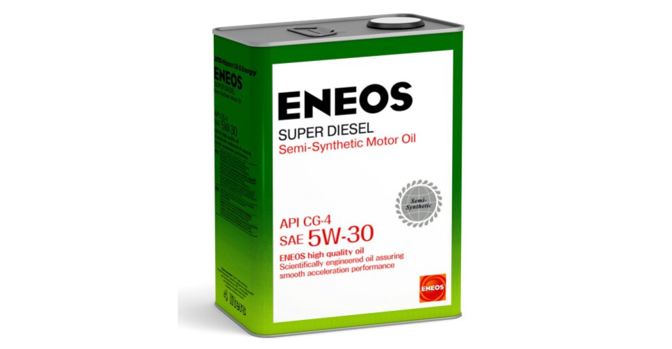 Масло моторное Eneos Super Diesel 5w30 полусинтетическое, CG-4, для ...