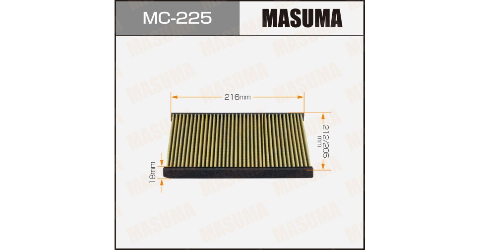 MASUMA MC-225. Купить фильтр салонный masuma ac-102 / ac-105, арт. mc ...
