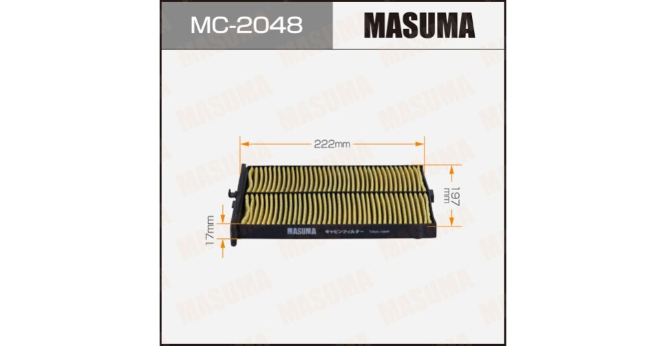 MASUMA MC-2048. Купить фильтр салонный masuma ac-407e, арт. mc-2048 по выгодной цене в интернет ...