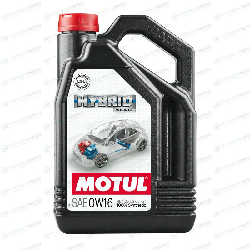 Масло моторное Motul Hybrid 0w16, синтетическое, API SP, ILSAC GF-6B ...