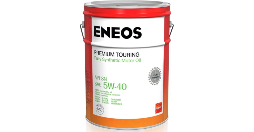 Масло моторное Eneos Premium TOURING 5w40 синтетическое, SN, для ...