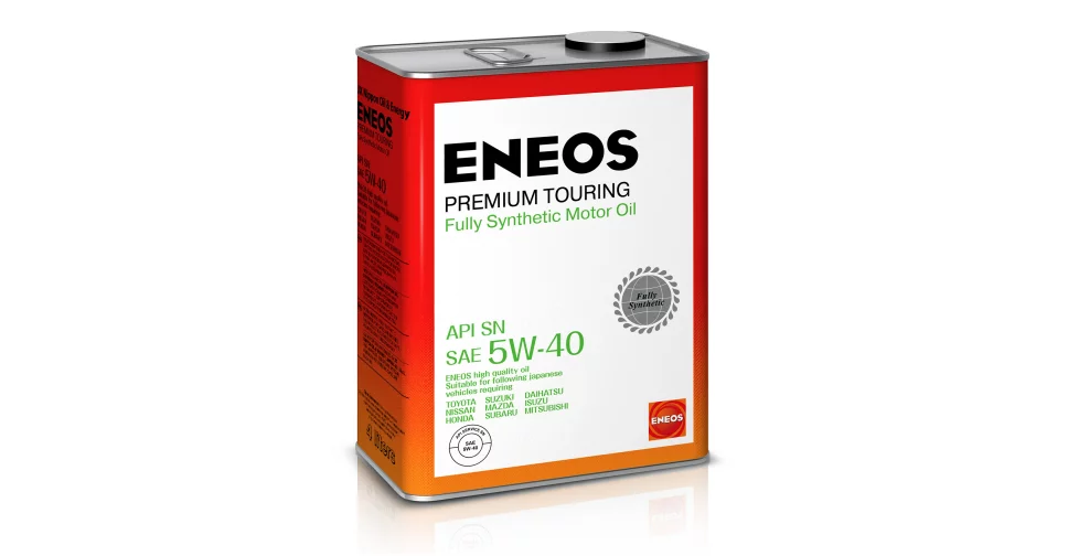 Масло моторное Eneos Premium Touring 5w40, синтетическое, API SN, для ...