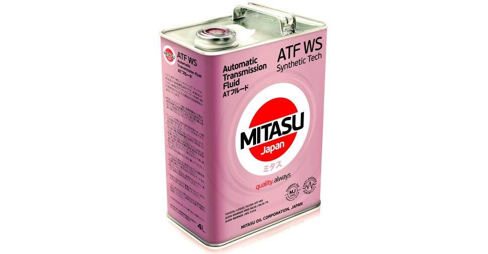 Масло трансмиссионное Mitasu ATF WS, полусинтетическое, для АКПП Toyota ...