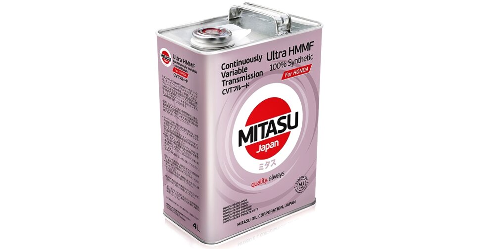 Масло трансмиссионное Mitasu Multi Matic Fluid (CVT Ultra HMMF ...