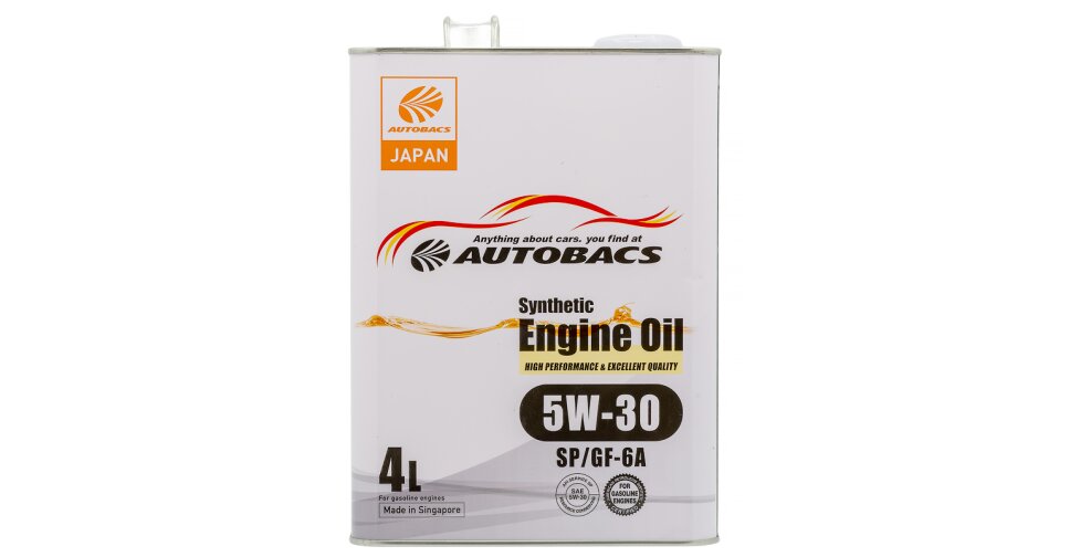 Масло моторное Autobacs Engine Oil 5w30, синтетическое, API SP, ILSAC ...