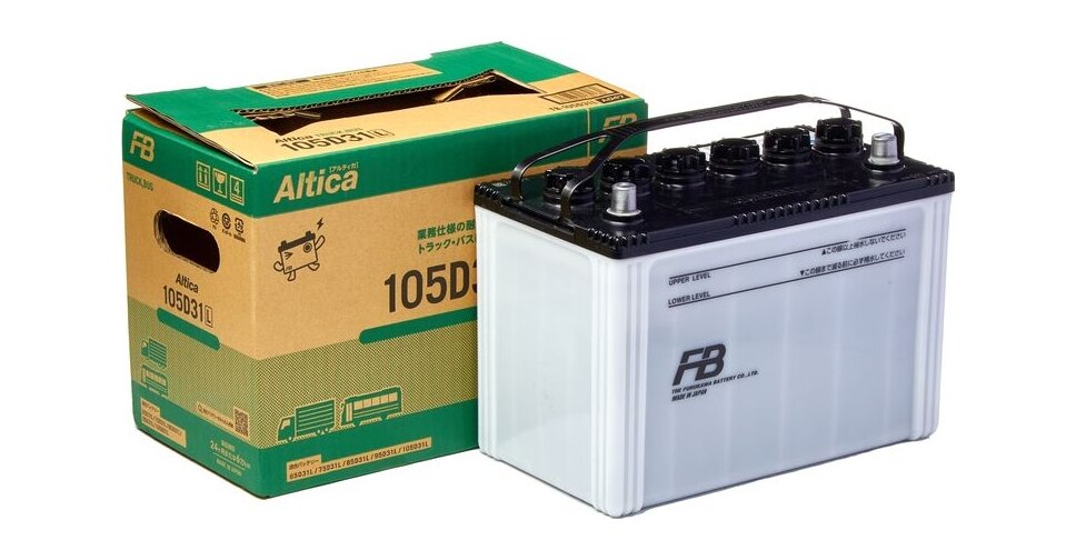 FURUKAWA BATTERY / Аккумулятор FB Altica Truck&Bus 105D31L, 74Ач, CCA ...