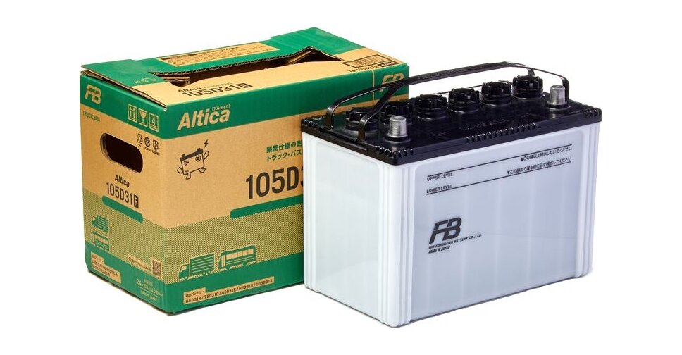 FURUKAWA BATTERY / Аккумулятор FB Altica Truck&Bus 105D31R, 74Ач, CCA ...