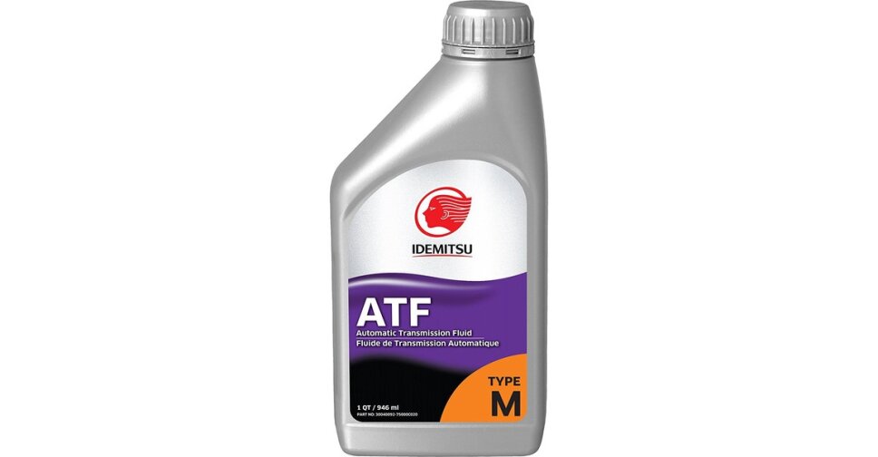 яяIDEMITSU ATF Type - M соответствует Mazda ATF M-V 0,946л (1/12 ...
