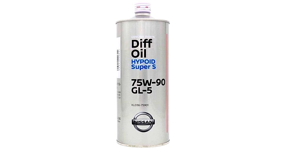 Масло трансмиссионное Nissan Diff Oil Hypoid Super S 75w90, для ...